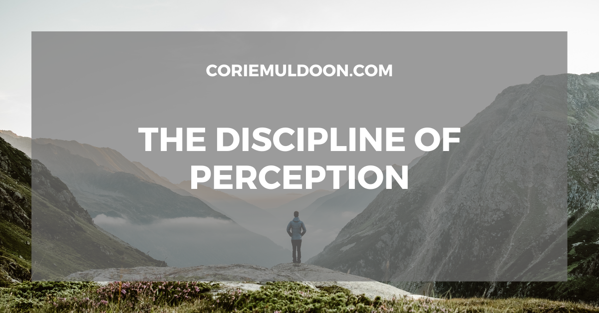 The discipline of perception – Core by Corie