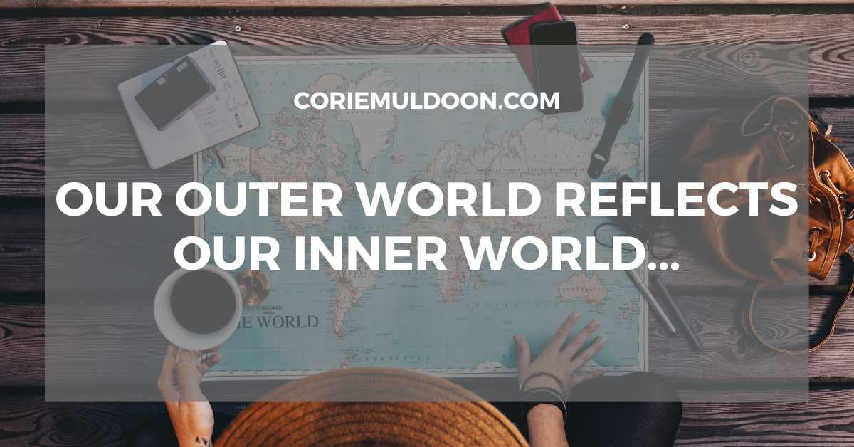 Our outer world reflects our inner world… – Core by Corie