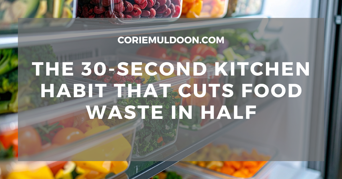 The 30-Second Kitchen Habit That Cuts Food Waste in Half – Core by Corie